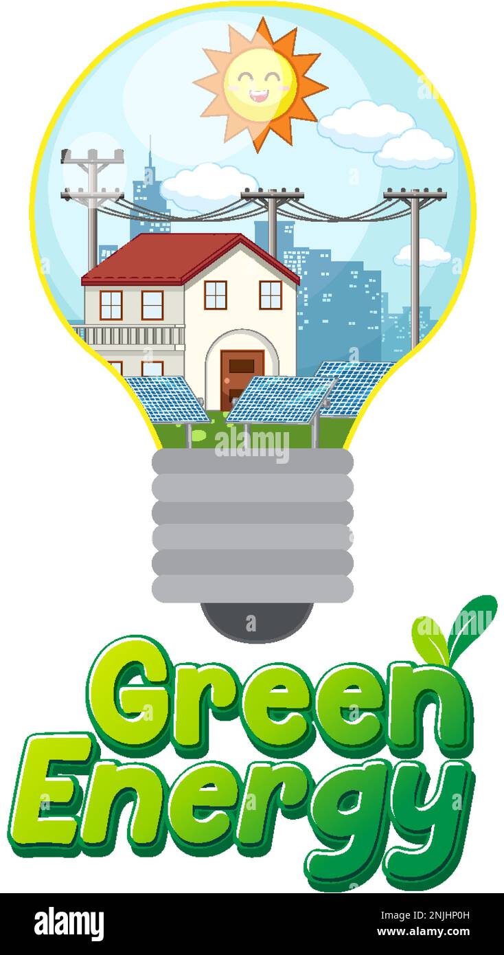 Green energy vector concept illustration Stock Vector Image & Art - Alamy