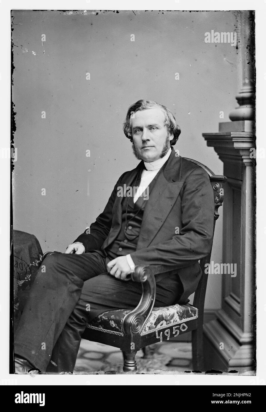 Photograph of Rev. Thompson, a religious figure, from the Brady-Handy ...