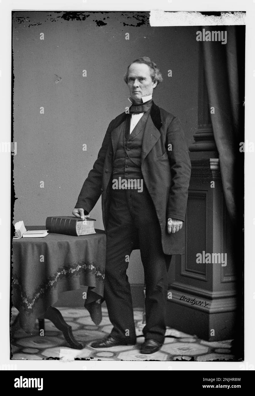 Portrait of Hon. Joseph Lane, a prominent politician and the first ...