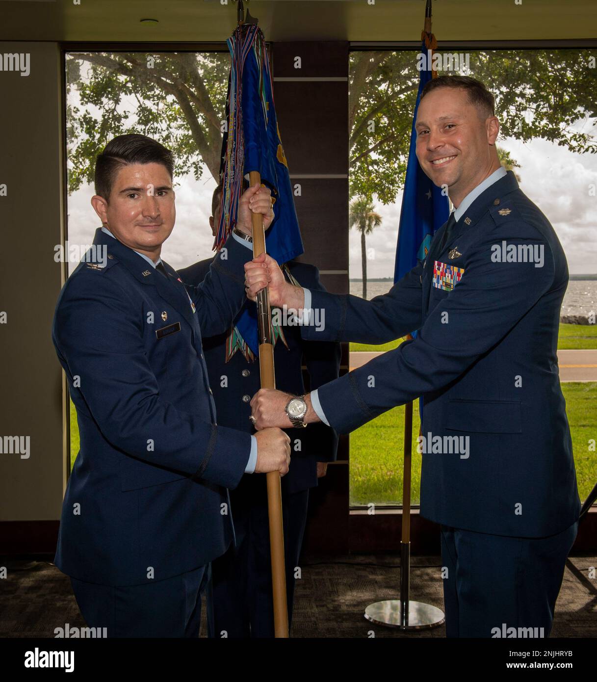U.S. Air Force Col. Jonathan Burdick, 6th Operations Group commander ...