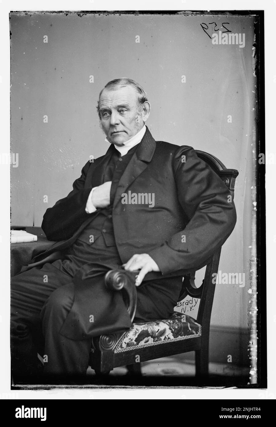 Portrait of Rev. Potter, a religious figure, featured in the Library of ...