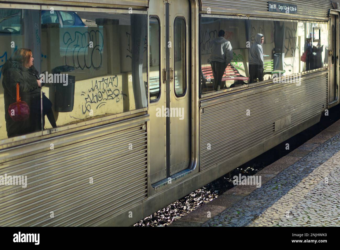 Cascais to lisbon railway hi-res stock photography and images - Alamy