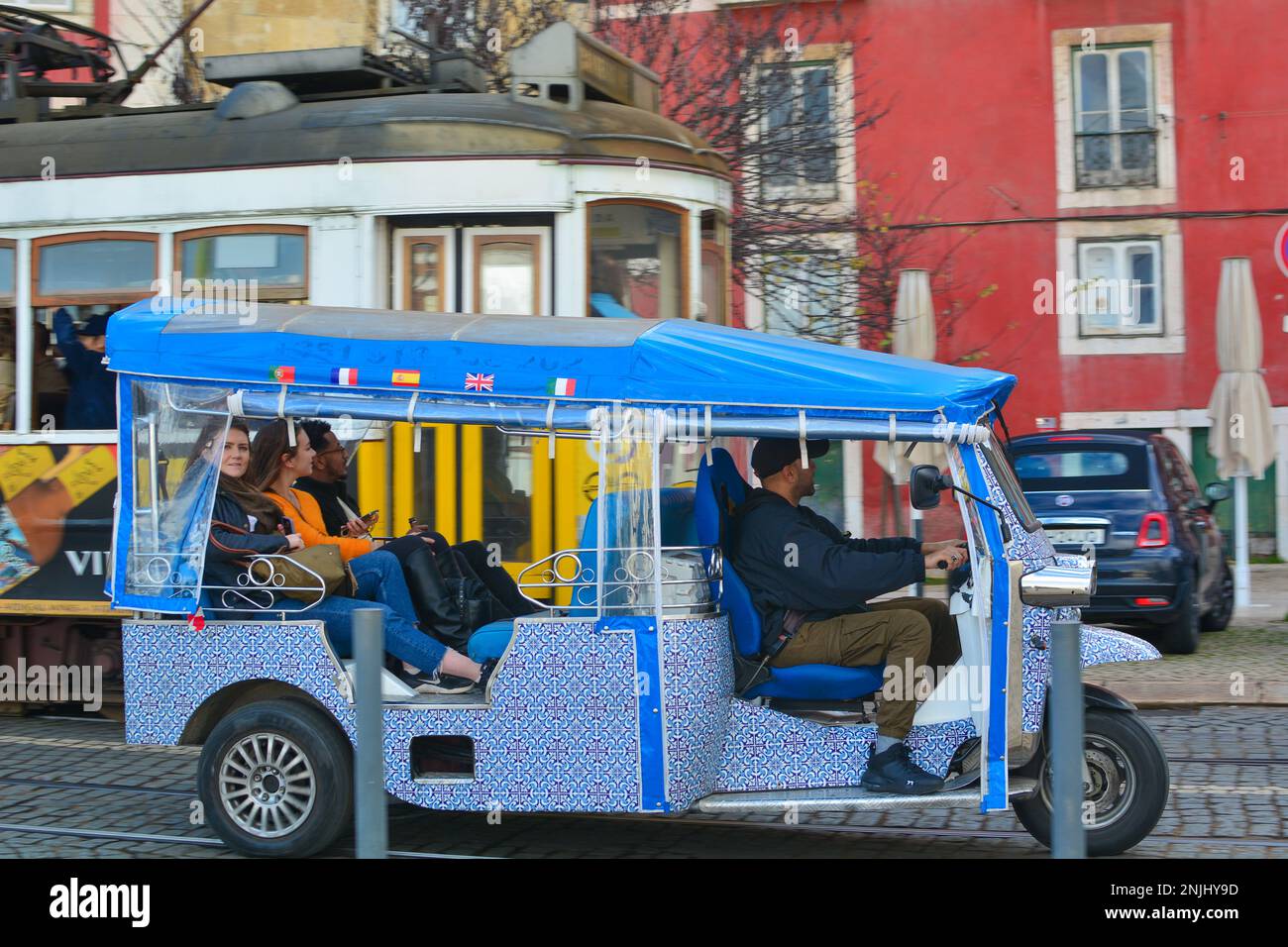 Portuguese tuk tuks hi-res stock photography and images - Alamy