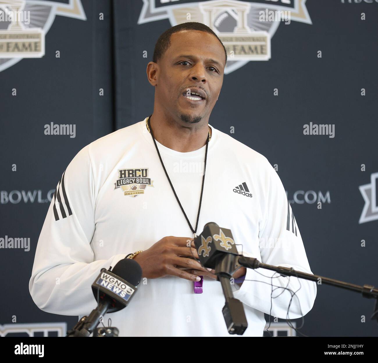 New Orleans, USA. 22nd Feb, 2023. Team Robinson co-head coach Chennis ...