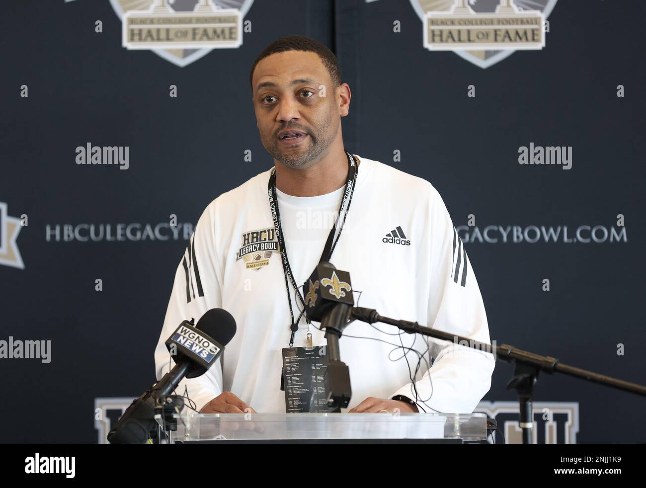 New Orleans, USA. 22nd Feb, 2023. Team Gaither co-head coach Trei ...