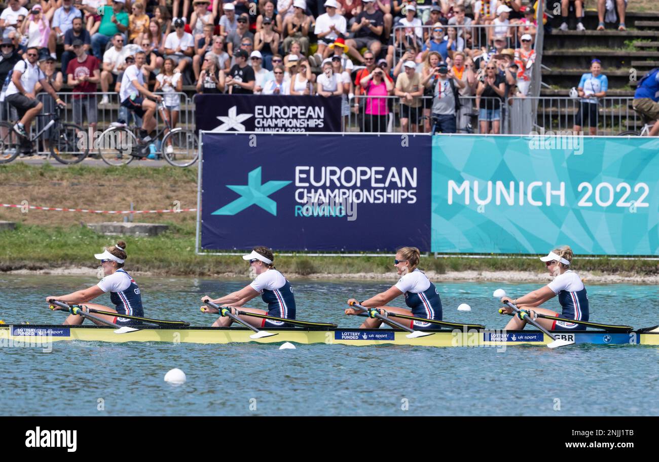 Great Britain's Jessica Marie Leyden, Lola Anderson, Georgina Megan ...