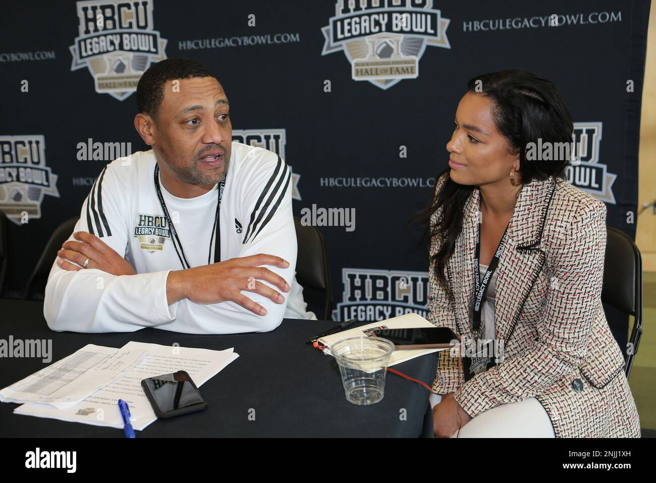 Orleans, Louisiana, February 22, 2022. Team Gaither co-head coach Trei ...