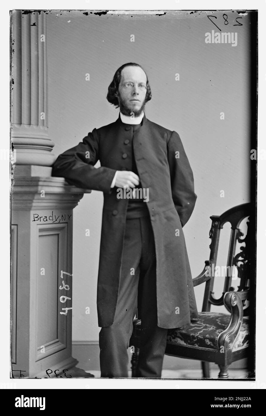Portrait of Rev. Cotton Smith, captured in the Library of Congress ...