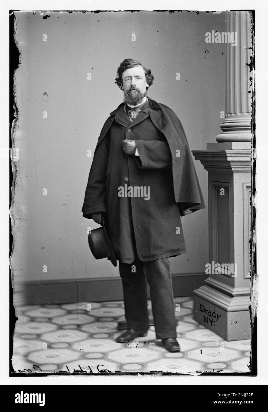 Portrait of Fred S. Cozzens, a notable figure, preserved in the Brady ...