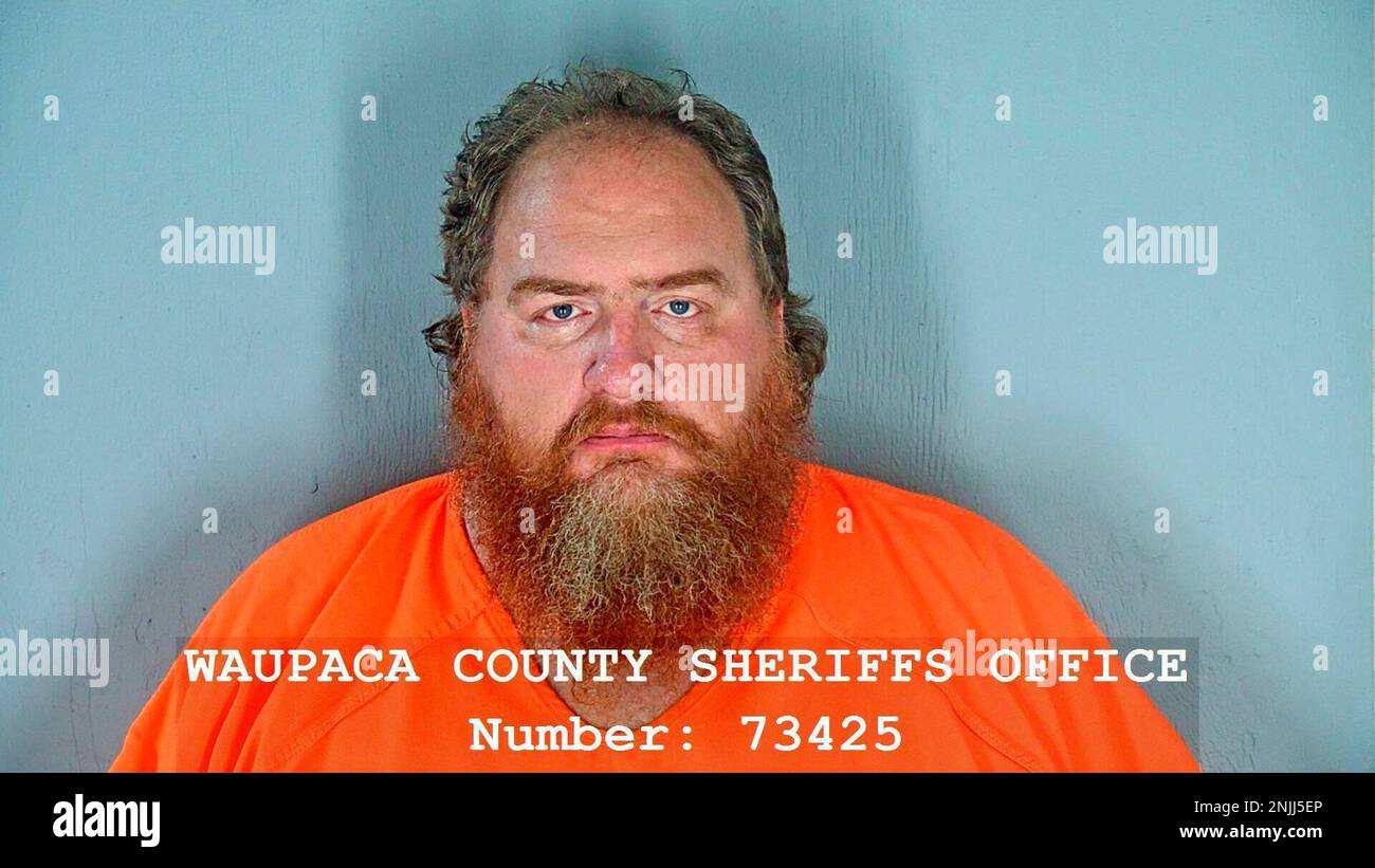 This photo released by the Waupaca County, Wis., Sheriff's Office ...