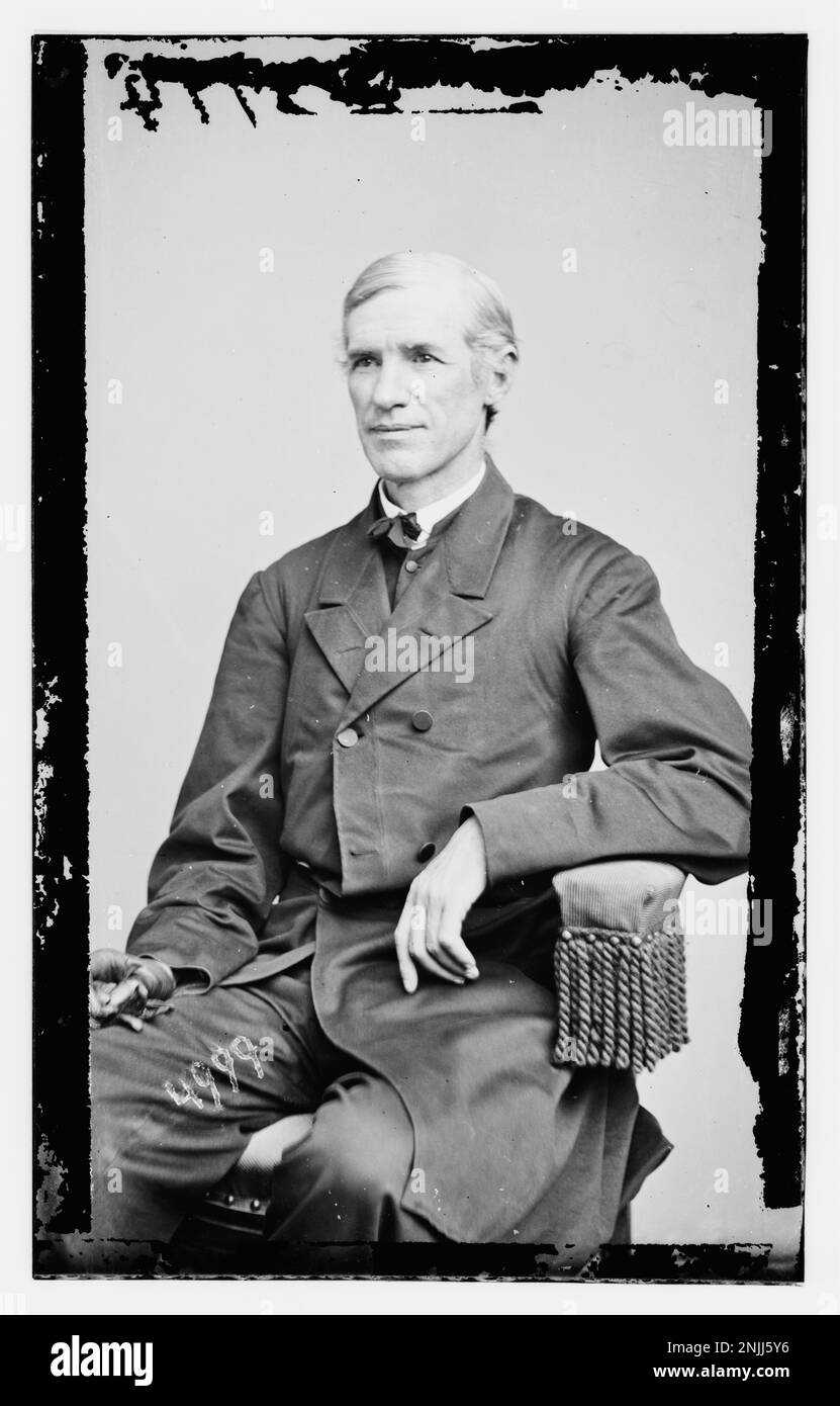 Portrait of Wendell Phillips, American abolitionist and orator. Image ...