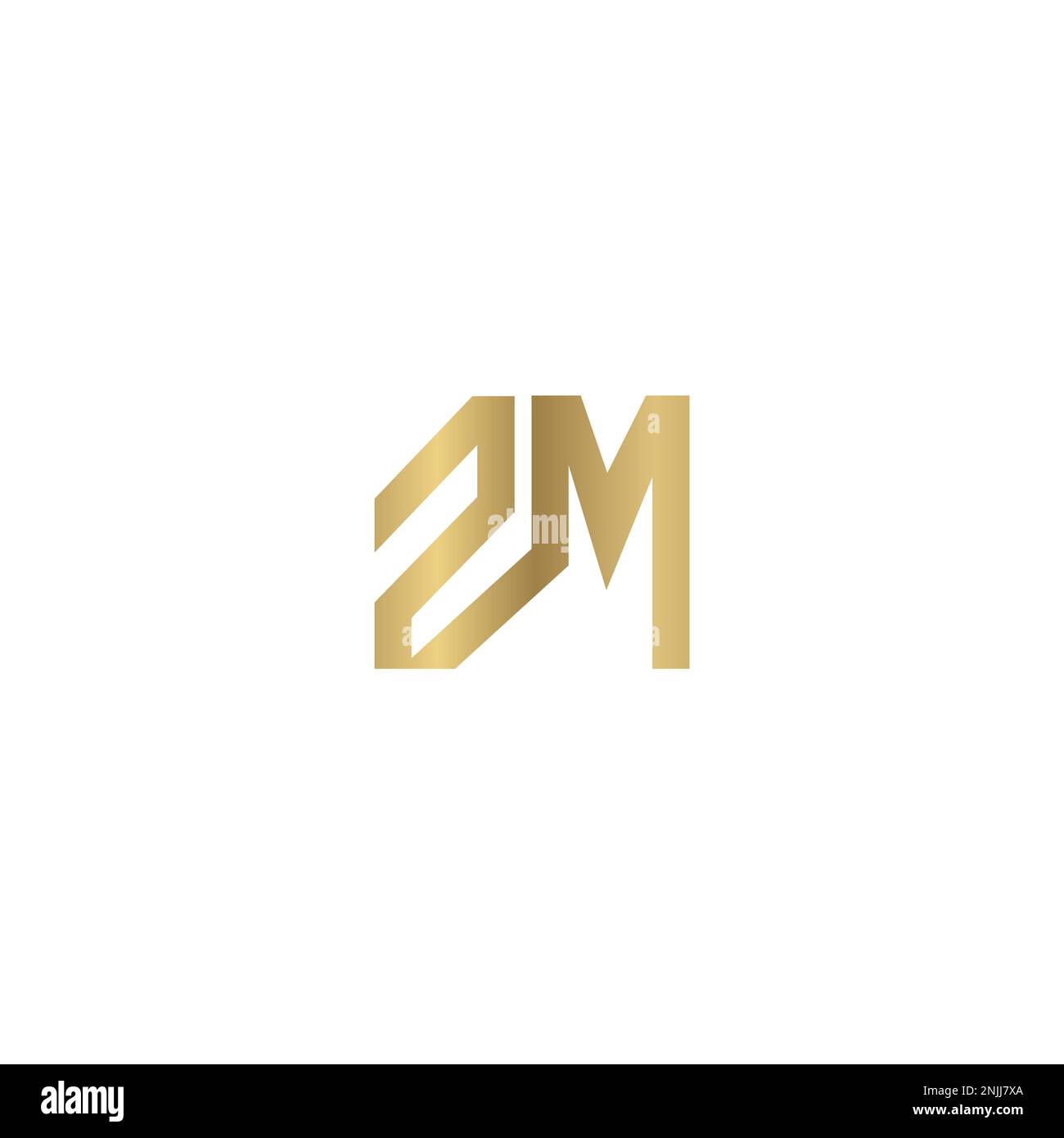 Alphabet letters Initials Monogram logo ZM, MZ, M and Z Stock Vector ...