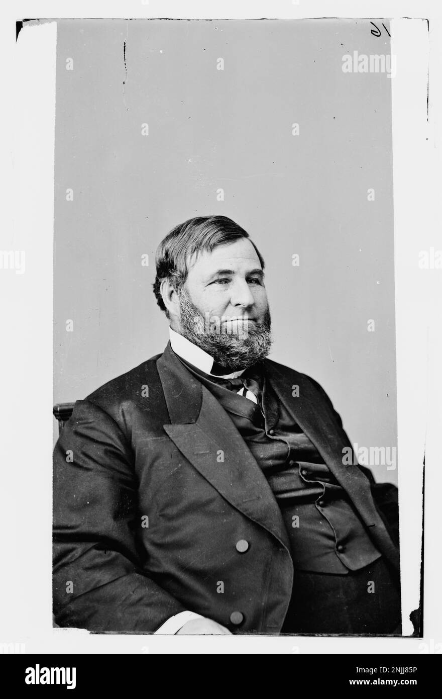 A photograph of Judge David Davis, an important legal figure in the ...