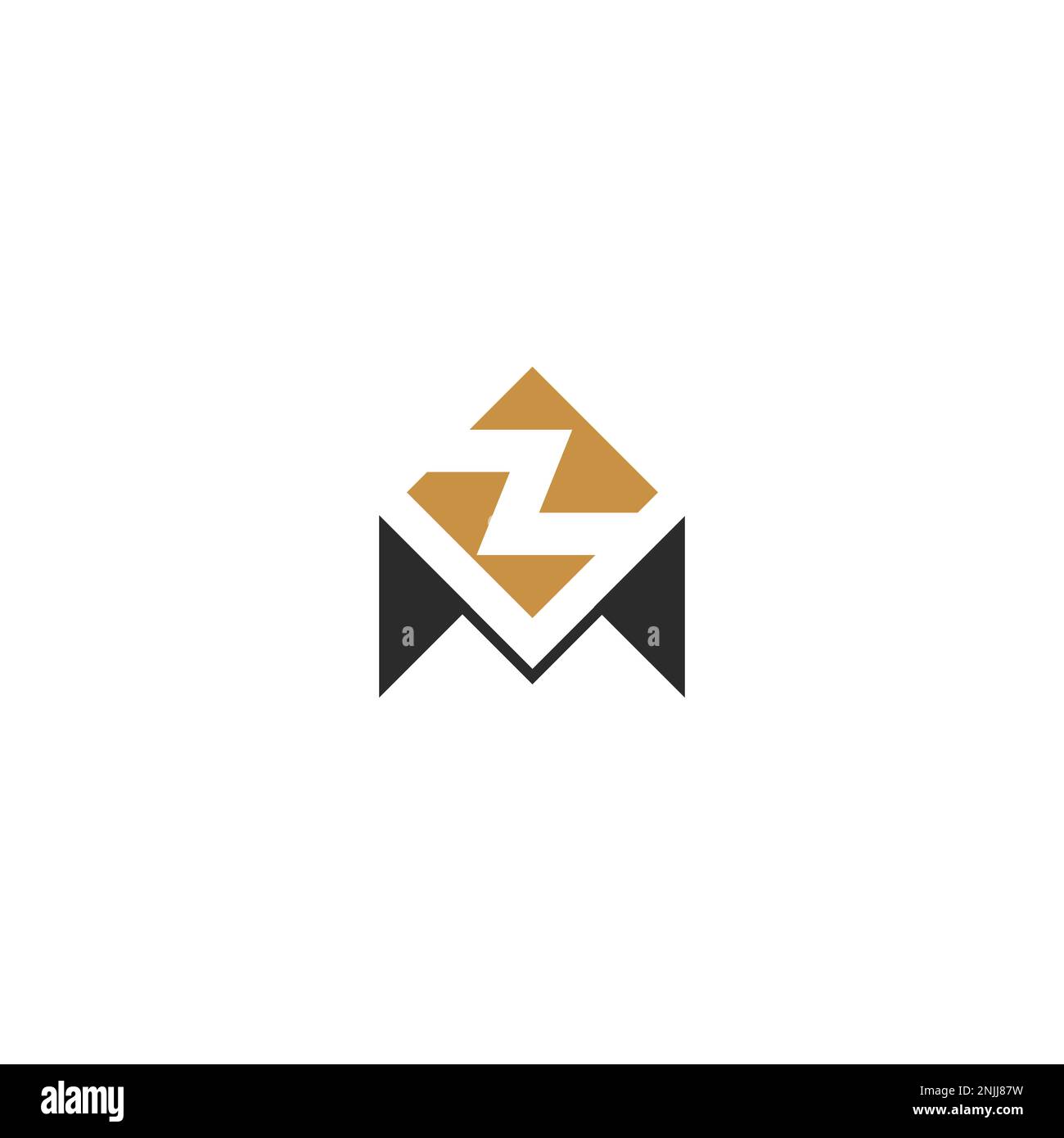 Alphabet letters Initials Monogram logo ZM, MZ, M and Z Stock Vector Image & Art - Alamy