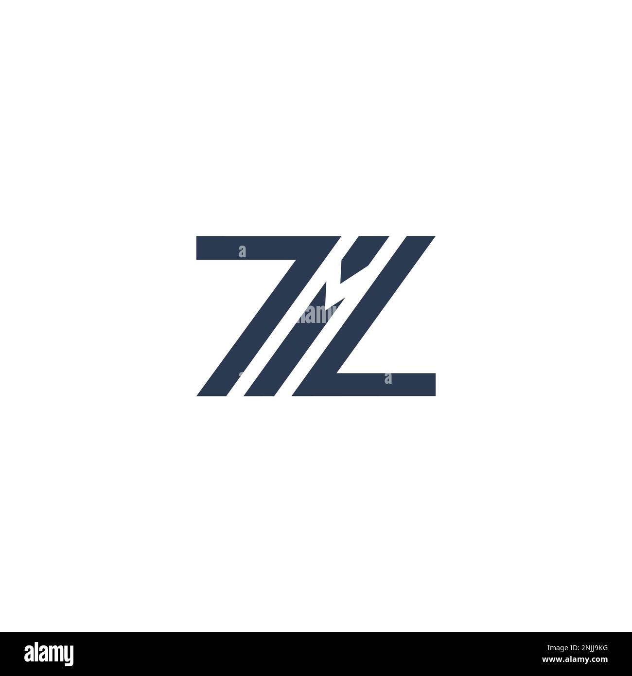 Alphabet letters Initials Monogram logo ZM, MZ, M and Z Stock Vector Image & Art - Alamy