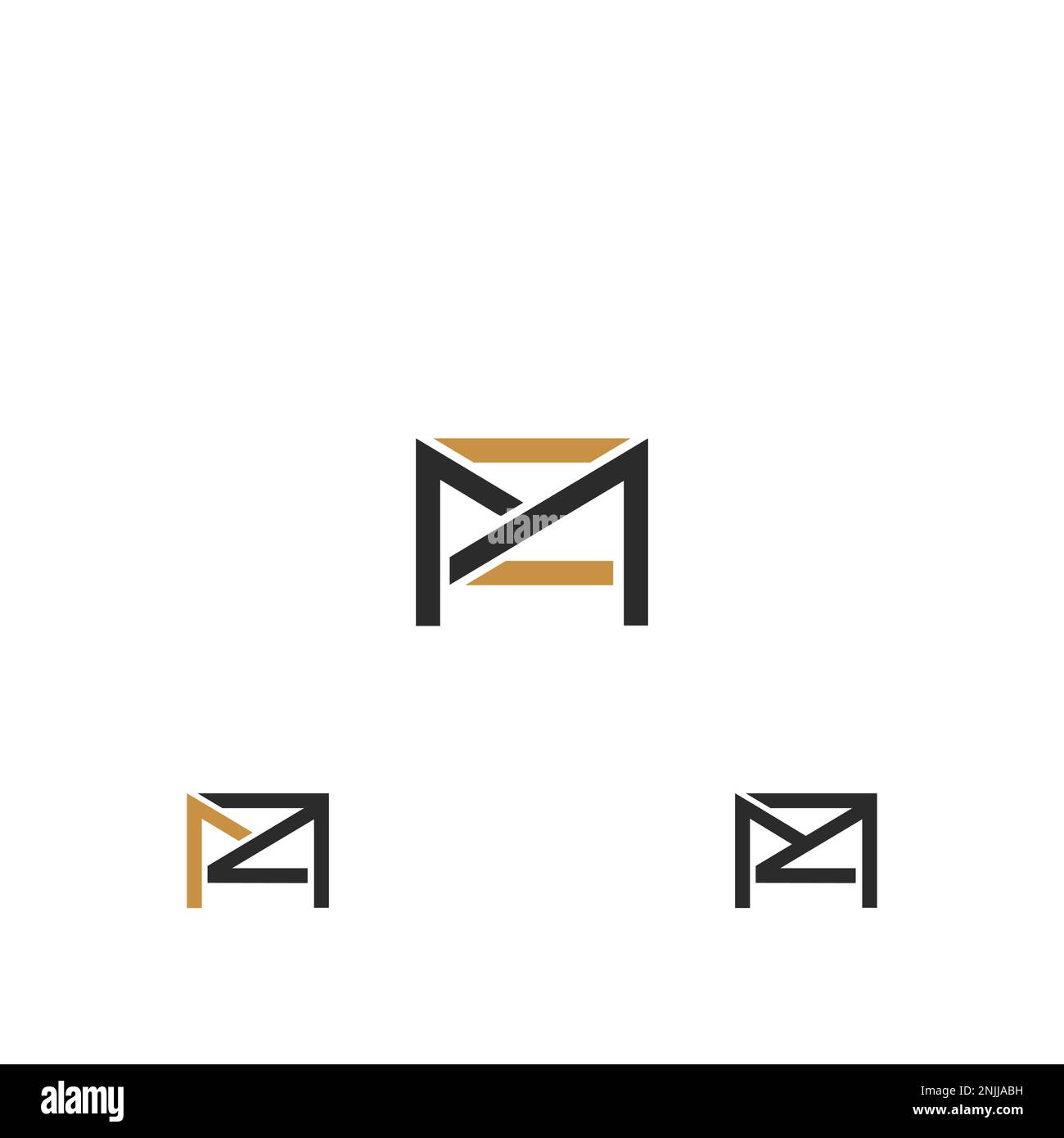 Alphabet letters Initials Monogram logo ZM, MZ, M and Z Stock Vector Image & Art - Alamy