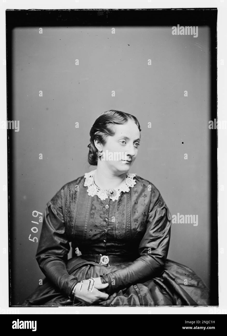 Portrait of Miss Kate Denin, part of the Brady-Handy Collection at the ...