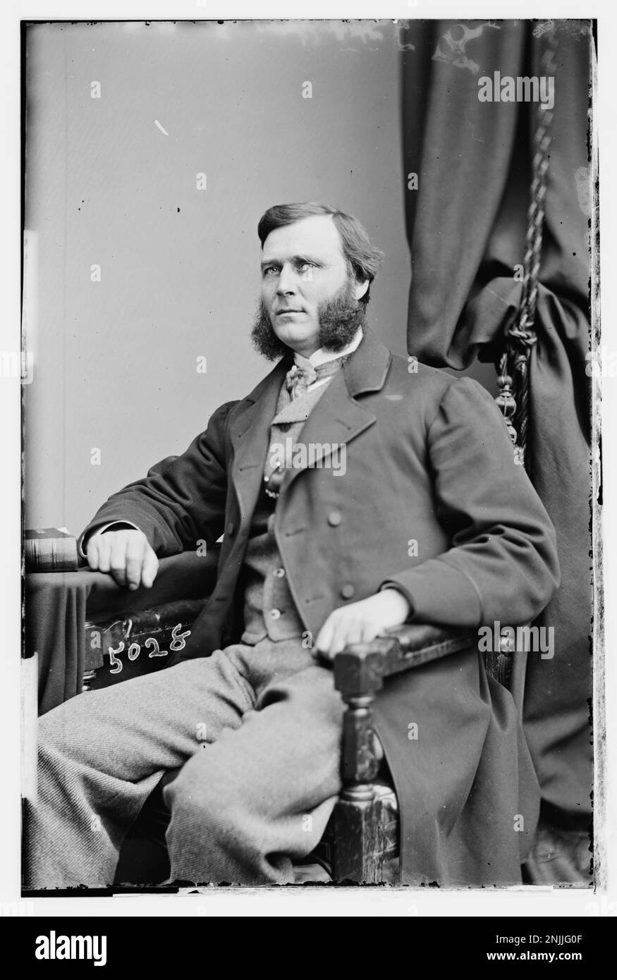 Portrait of Dr. Lewis A. Sayer, captured in the Library of Congress ...