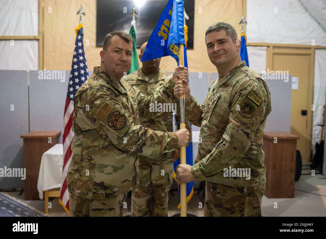 U.S. Air Force Brig. Gen. William Betts, the 378th Air Expeditionary ...