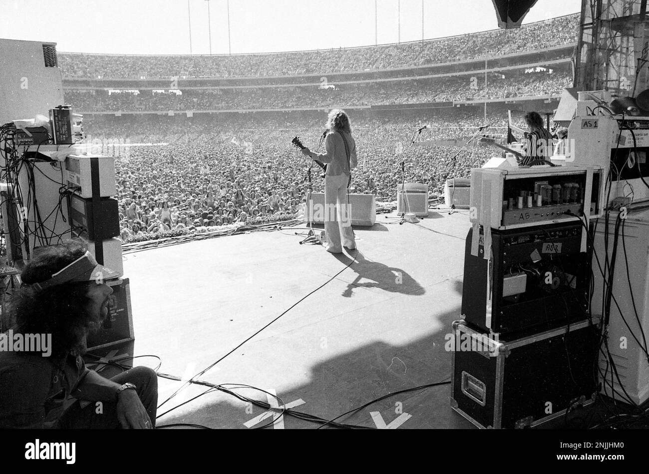 April 25, 1976: Peter Frampton, performing for an Oakland Coliseum ...