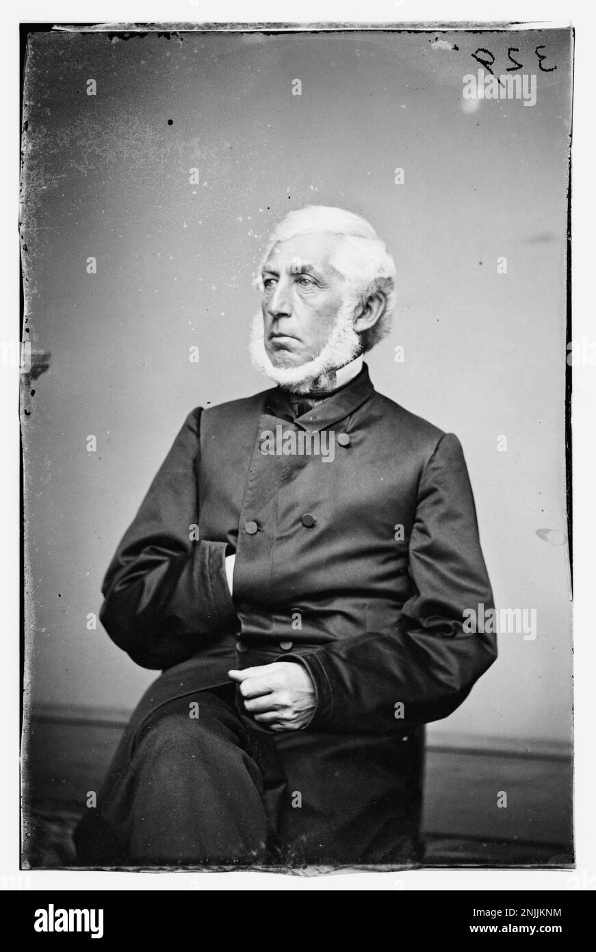 Portrait of Rev. F.A. Barton, a religious figure from the 19th century ...