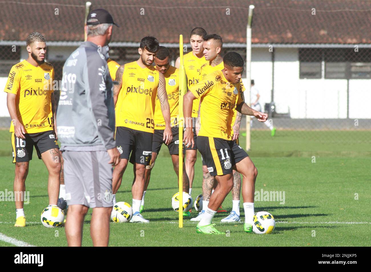 SP - Santos - 08/10/2022 - SANTOS FC, TRAINING - Angelo Santos player ...
