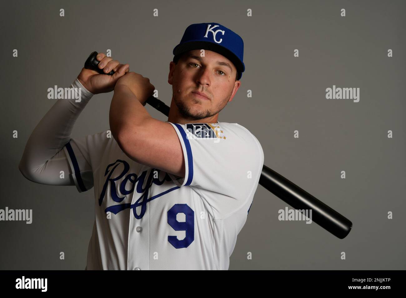 This is a 2023 photo of Vinnie Pasquantino of the Kansas City Royals ...