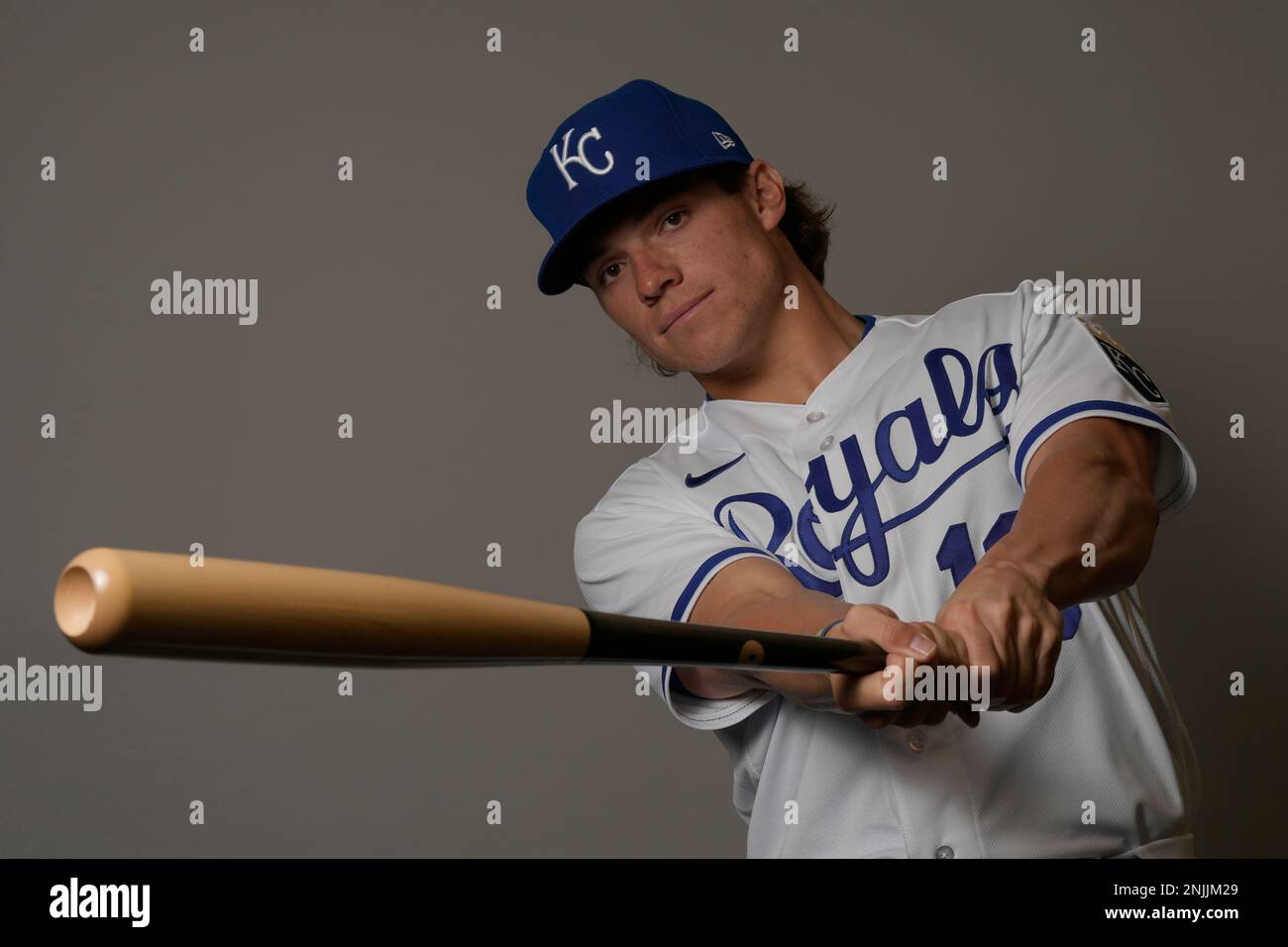 This is a 2023 photo of Nate Eaton of the Kansas City Royals baseball ...