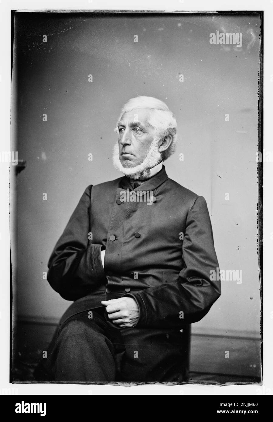 Portrait of Rev. F.A. Barton, a religious leader, captured in the ...