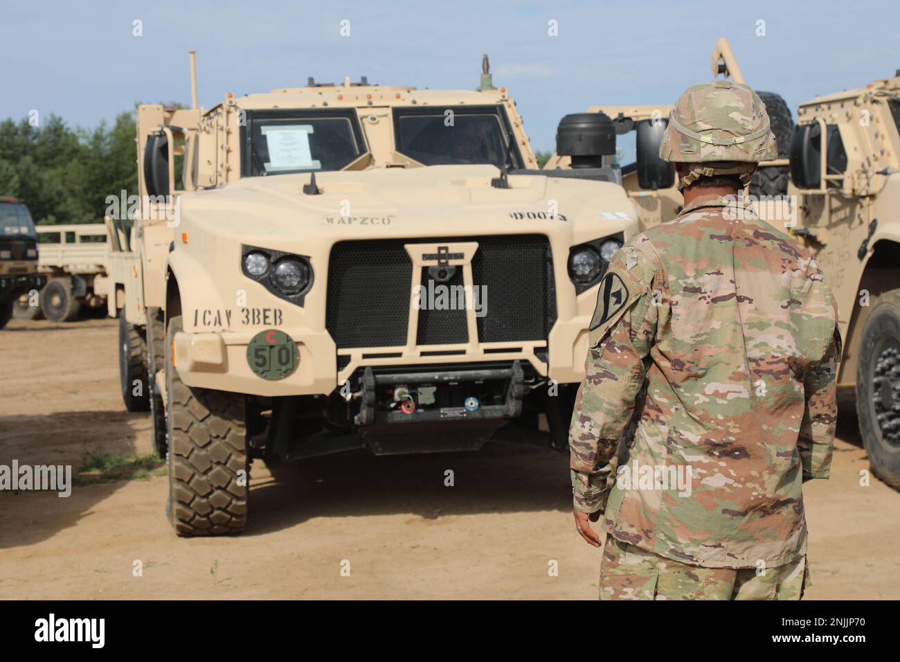 U.S. Army Soldier, assigned to the 3rd Armored Brigade Combat Team ...