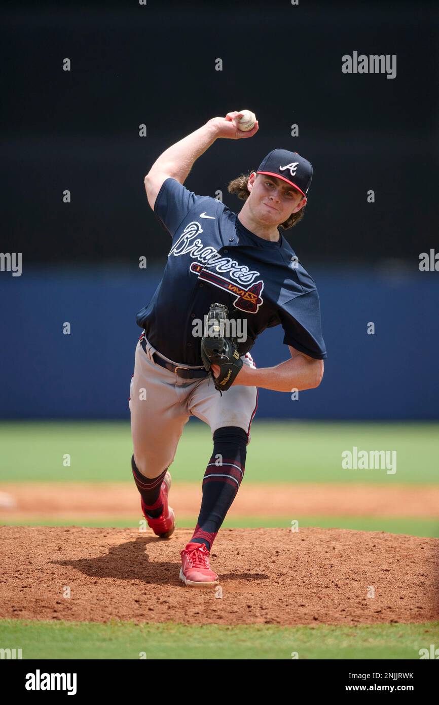 FCL Braves pitcher Jason Franks (82) during a Florida Complex League ...