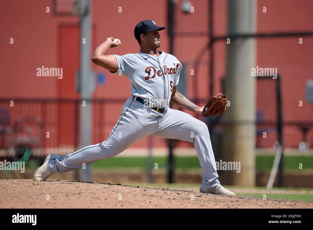 FCL Tigers pitcher Jose Diaz (56) during a Florida Complex League ...