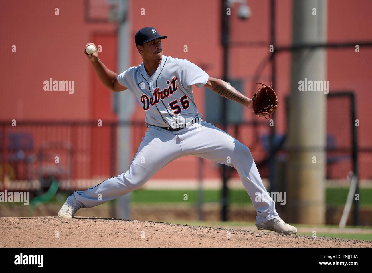 FCL Tigers pitcher Jose Diaz (56) during a Florida Complex League ...
