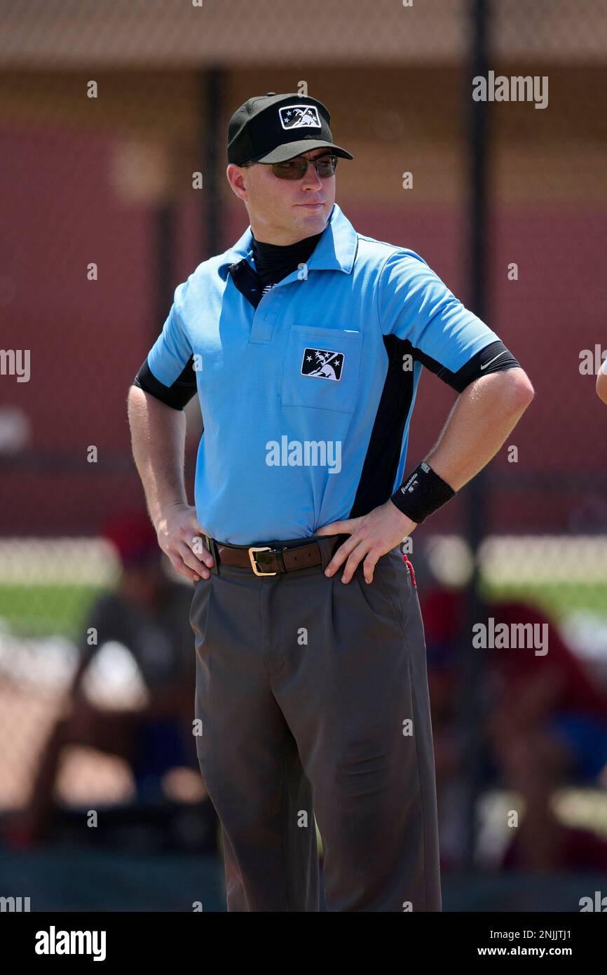 Umpire William Paschal during a Florida Complex League baseball game ...