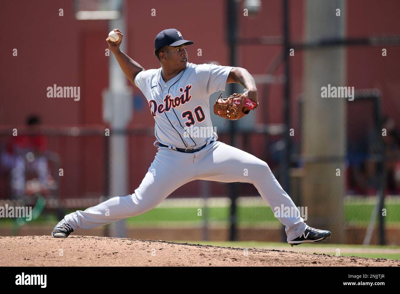 FCL Tigers pitcher Francisco Jimenez (30) during a Florida Complex ...