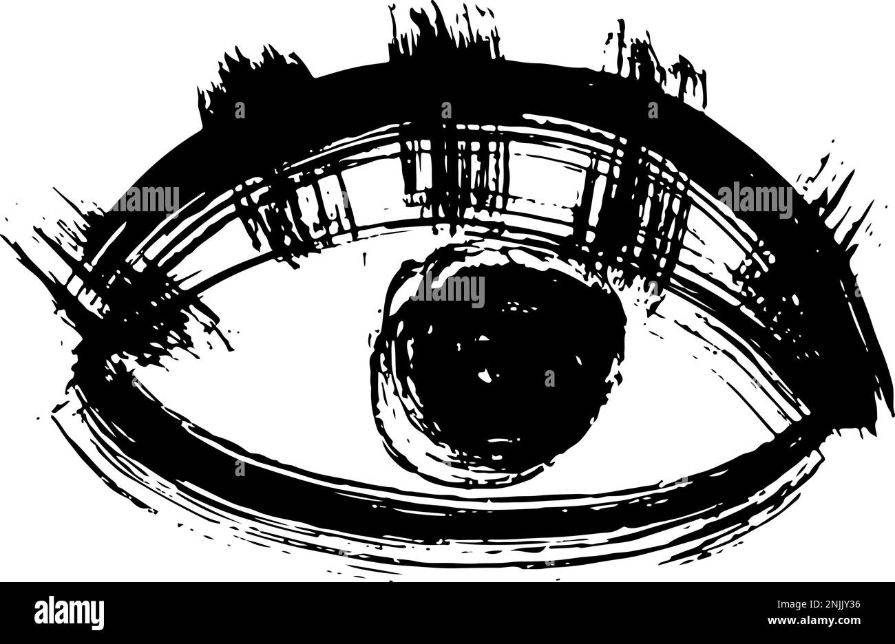 Open and close eye Black and White Stock Photos & Images - Alamy