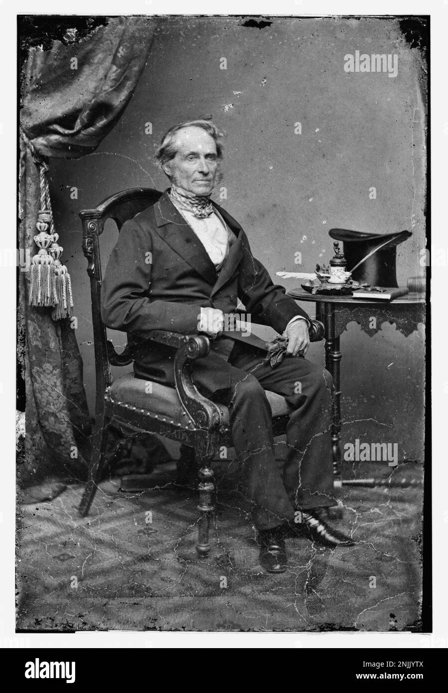 Portrait of Baron von Grodt, captured as part of the Brady-Handy ...