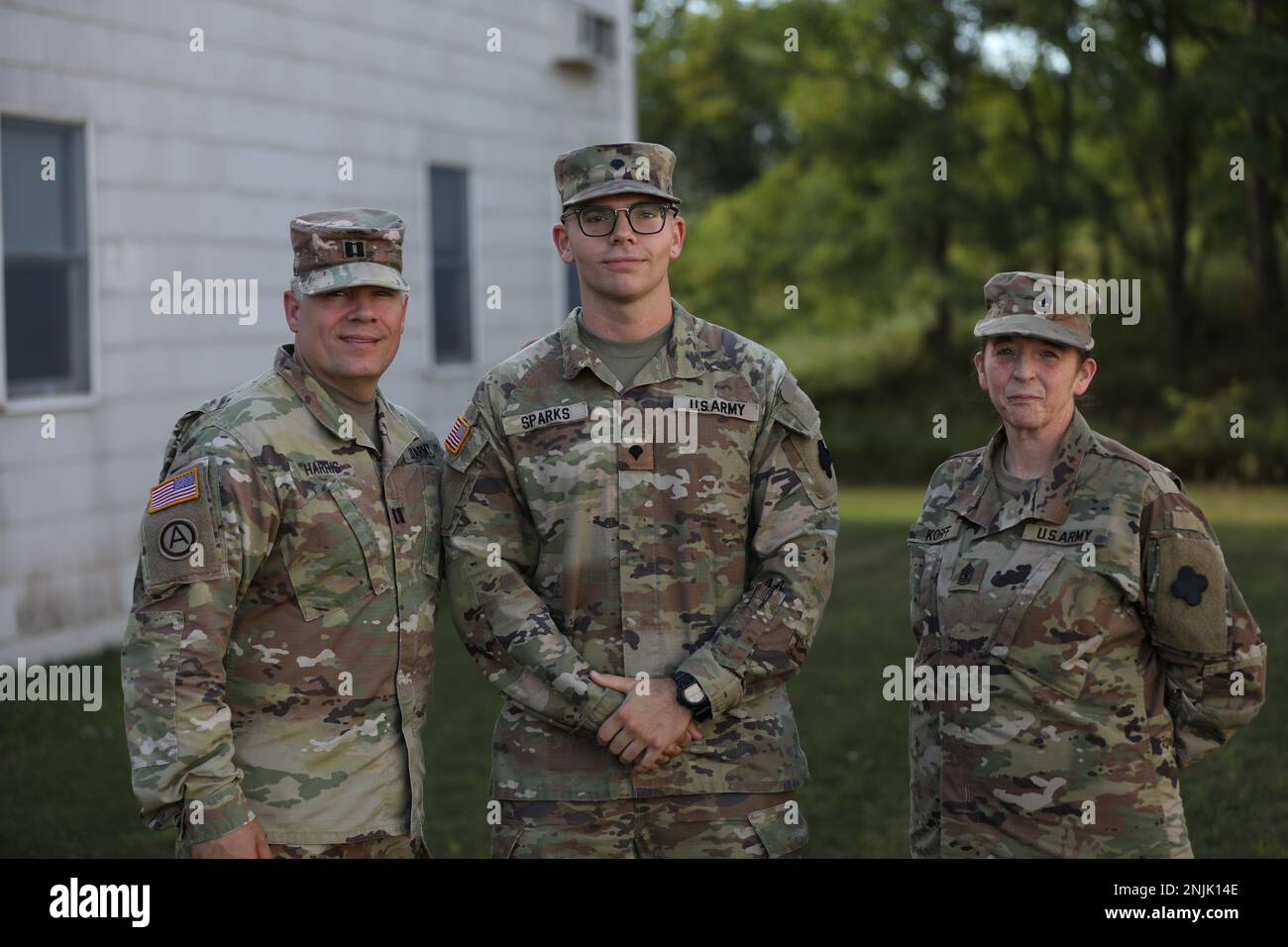 FORT MCCOY, WI – Capt. Richard Harris, Commander, 367th Mobile Public ...