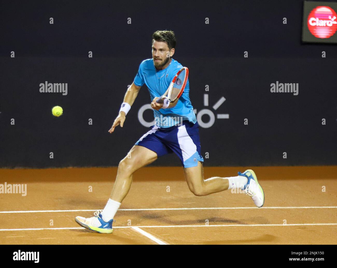 Rio de Janeiro, Brazil, 22th Feb, 2023. Jockey Club Brasileiro, ATP 500 ...