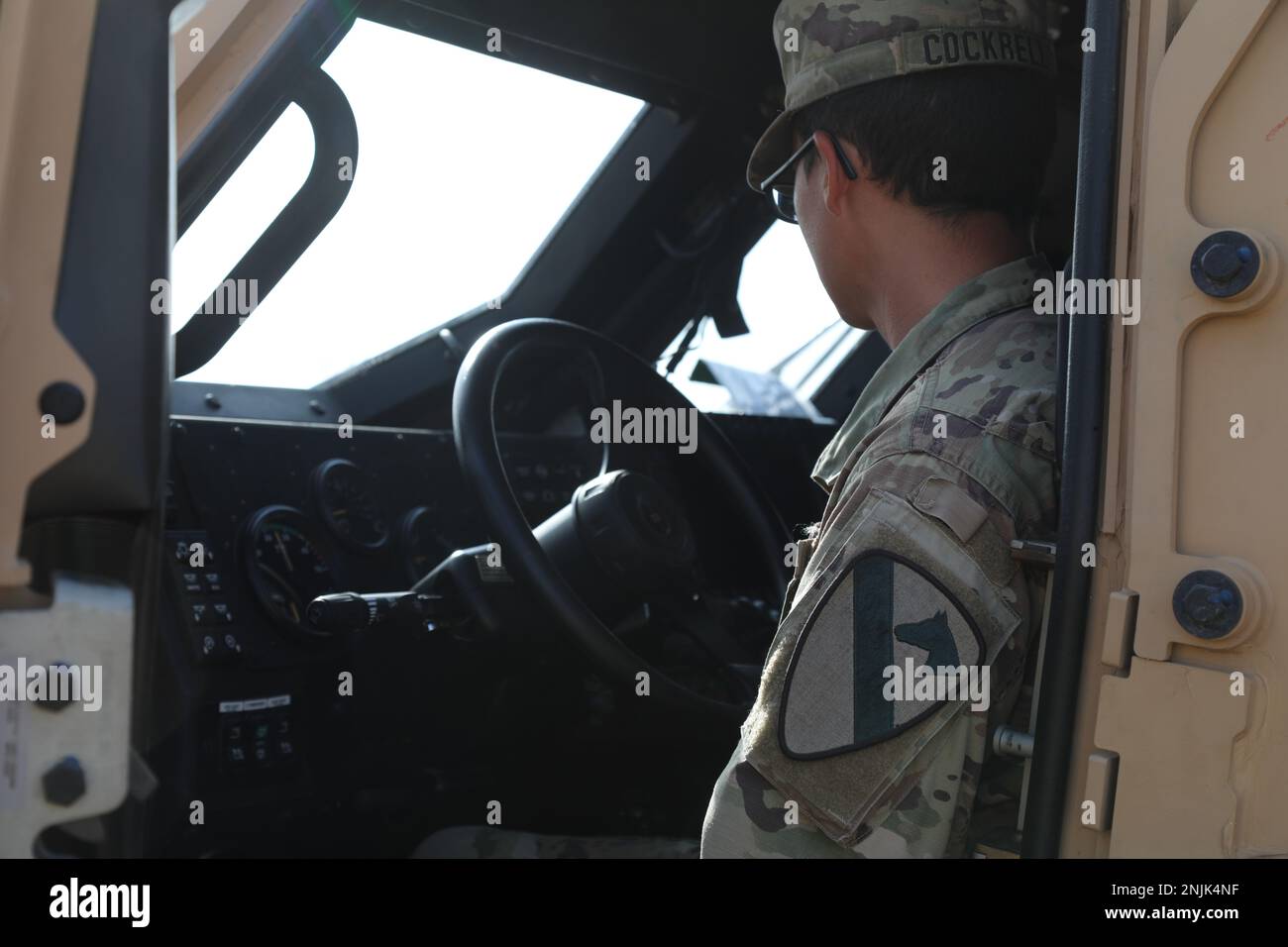 U.S. Army soldier, assigned to the 3rd Armored Brigade Combat Team ...