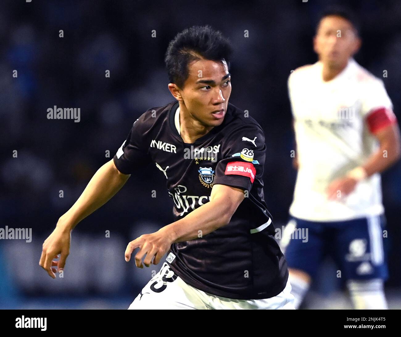 Chanathip Songkrasin of Kawasaki Frontale takes part in the J. League ...
