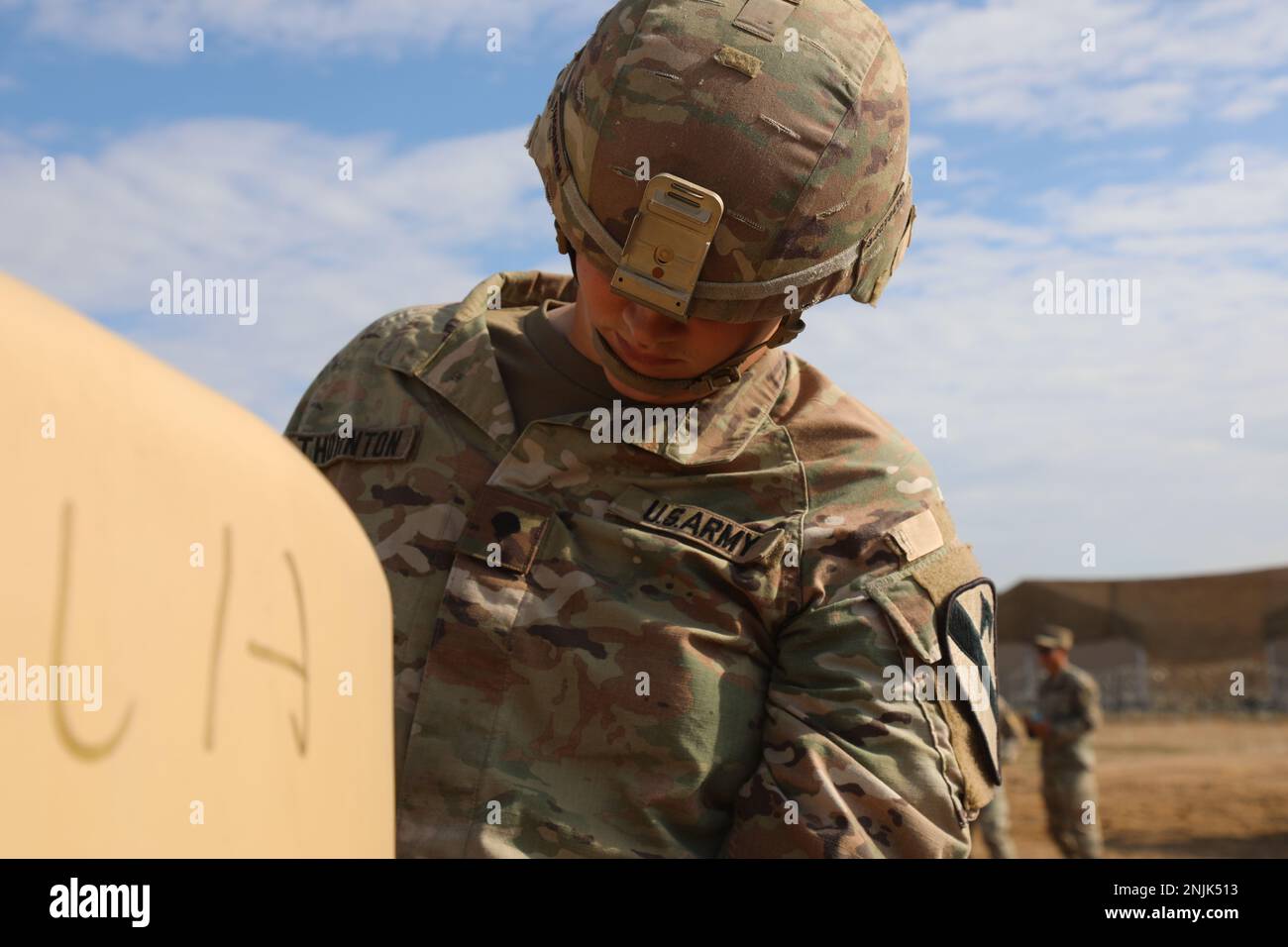 U.S. Army soldier, assigned to the 3rd Armored Brigade Combat Team ...