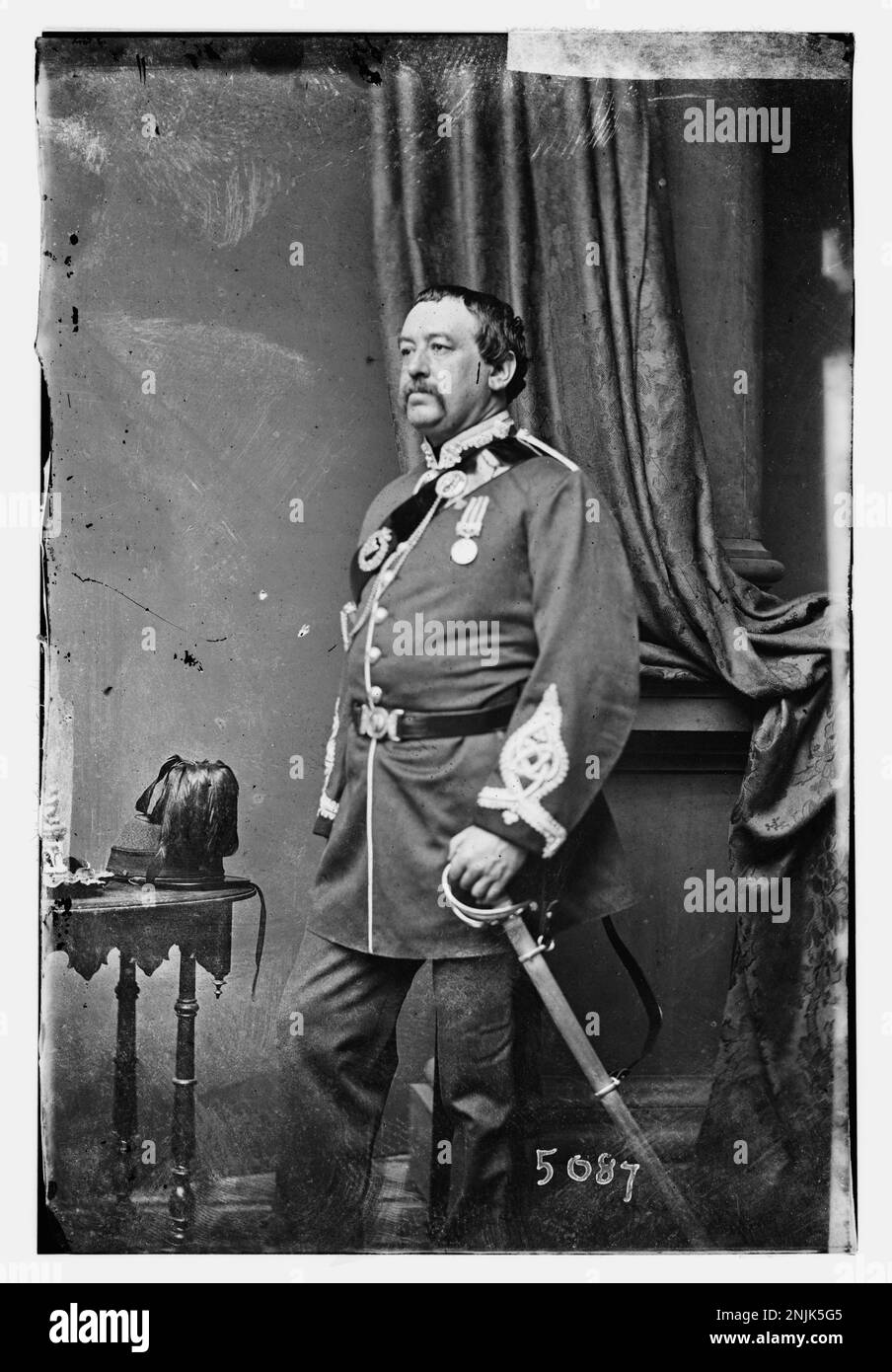 Portrait of Wm. H. Russell, a notable American figure, captured as part ...