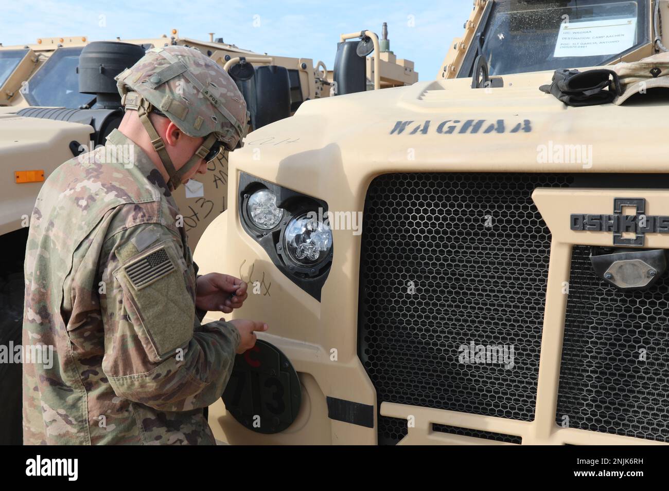 U.S. Army soldier, assigned to the 3rd Armored Brigade Combat Team ...