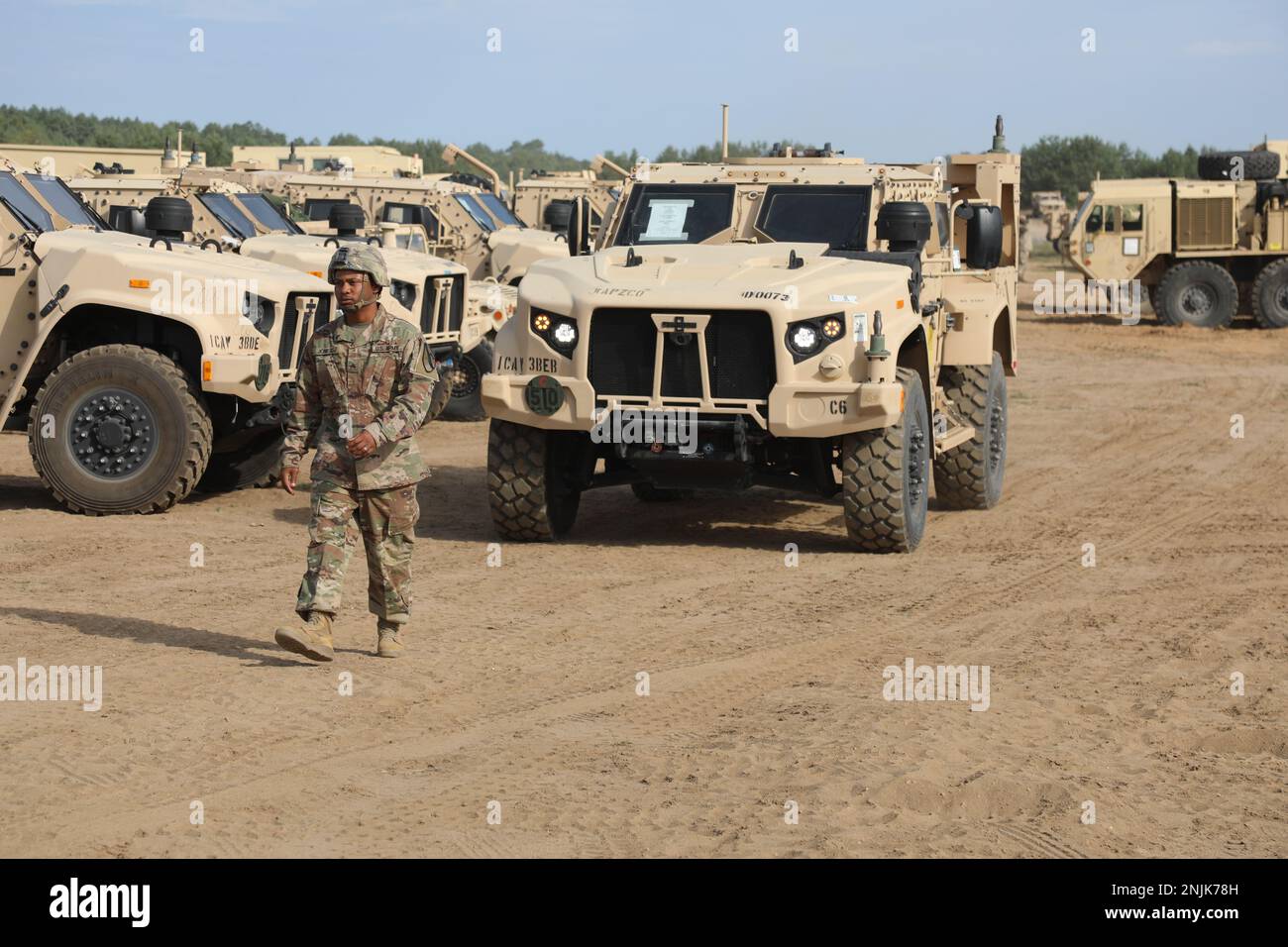 U.S. Army soldier, assigned to the 3rd Armored Brigade Combat Team ...