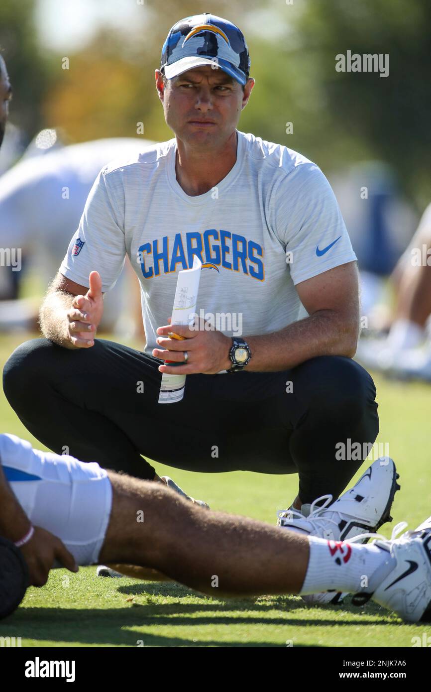 COSTA MESA, CA - AUGUST 06: Los Angeles Chargers head coach Brandon ...
