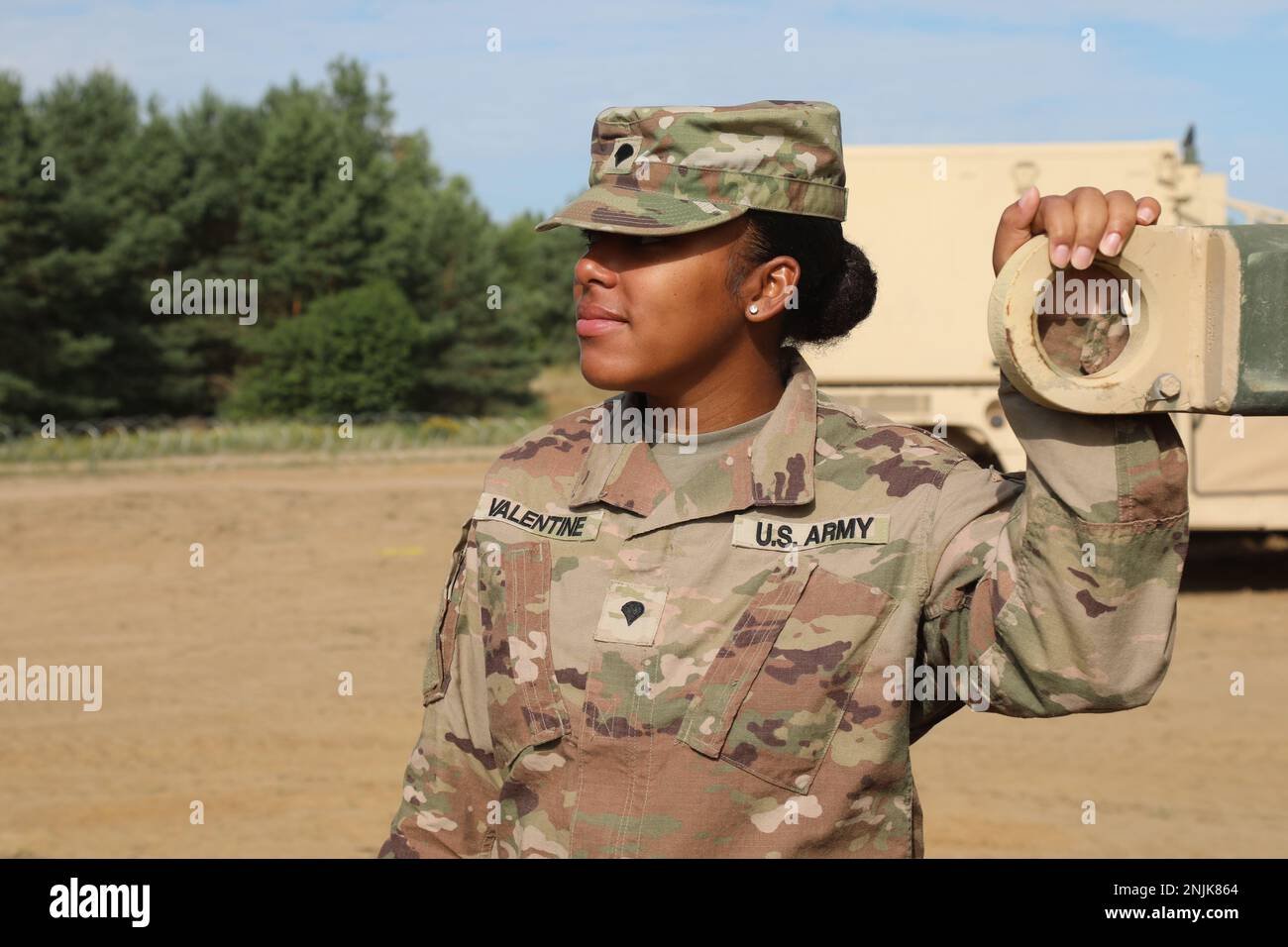 U.S. Army soldier, assigned to the 3rd Armored Brigade Combat Team ...