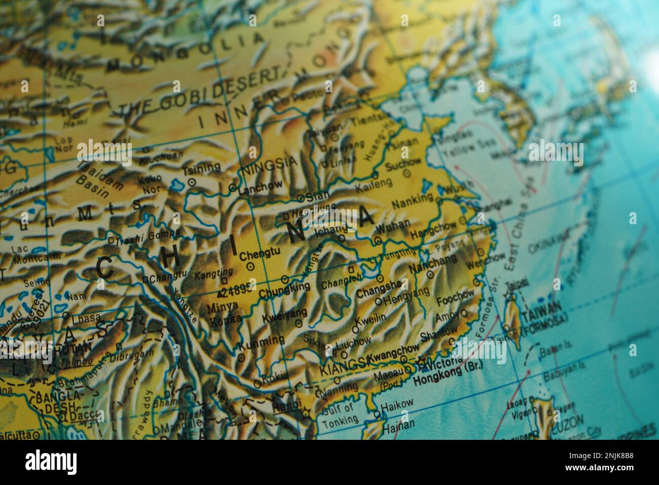 Old map of china sea hi-res stock photography and images - Alamy