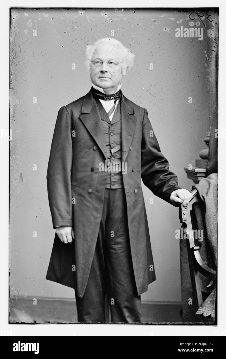 Portrait of Reverend Forbes, religious figure from the 19th century ...