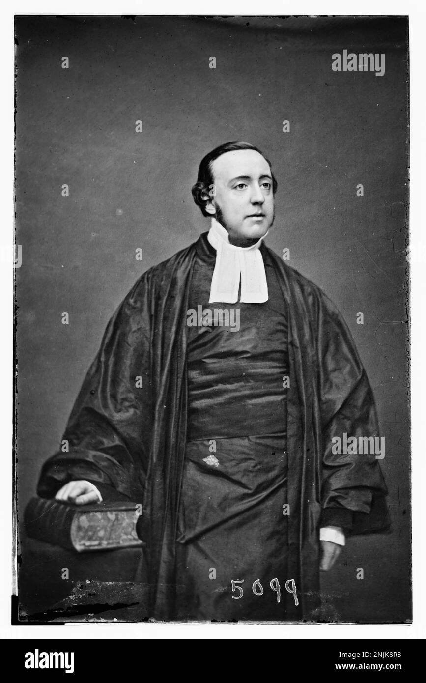 Portrait of Reverend Duffield, photographed as part of the Brady-Handy ...